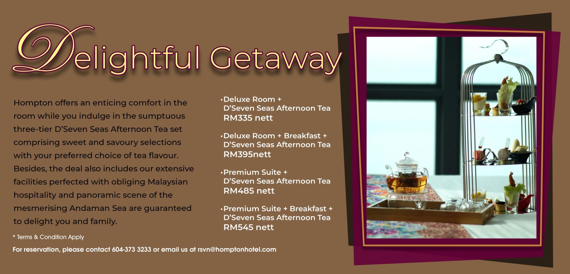 Hompton By The Beach, Penang | Beachfront Hotel Penang