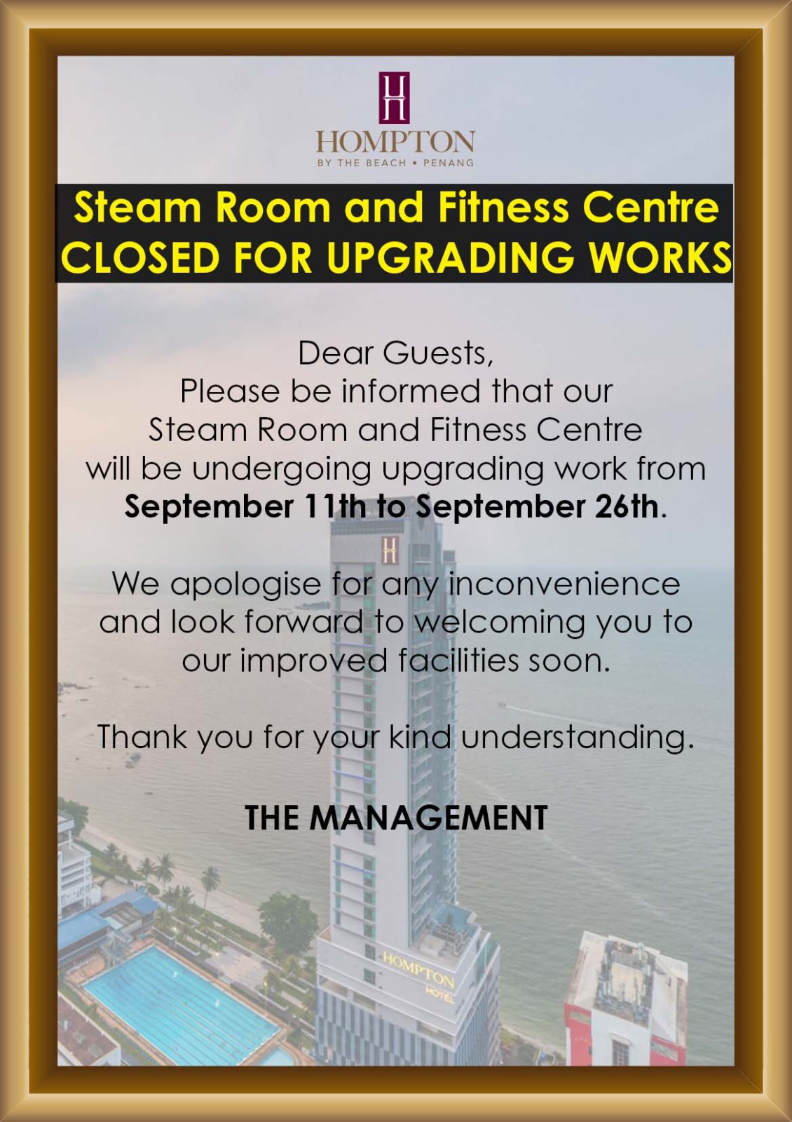 Hompton By The Beach, Penang | Beachfront Hotel Penang